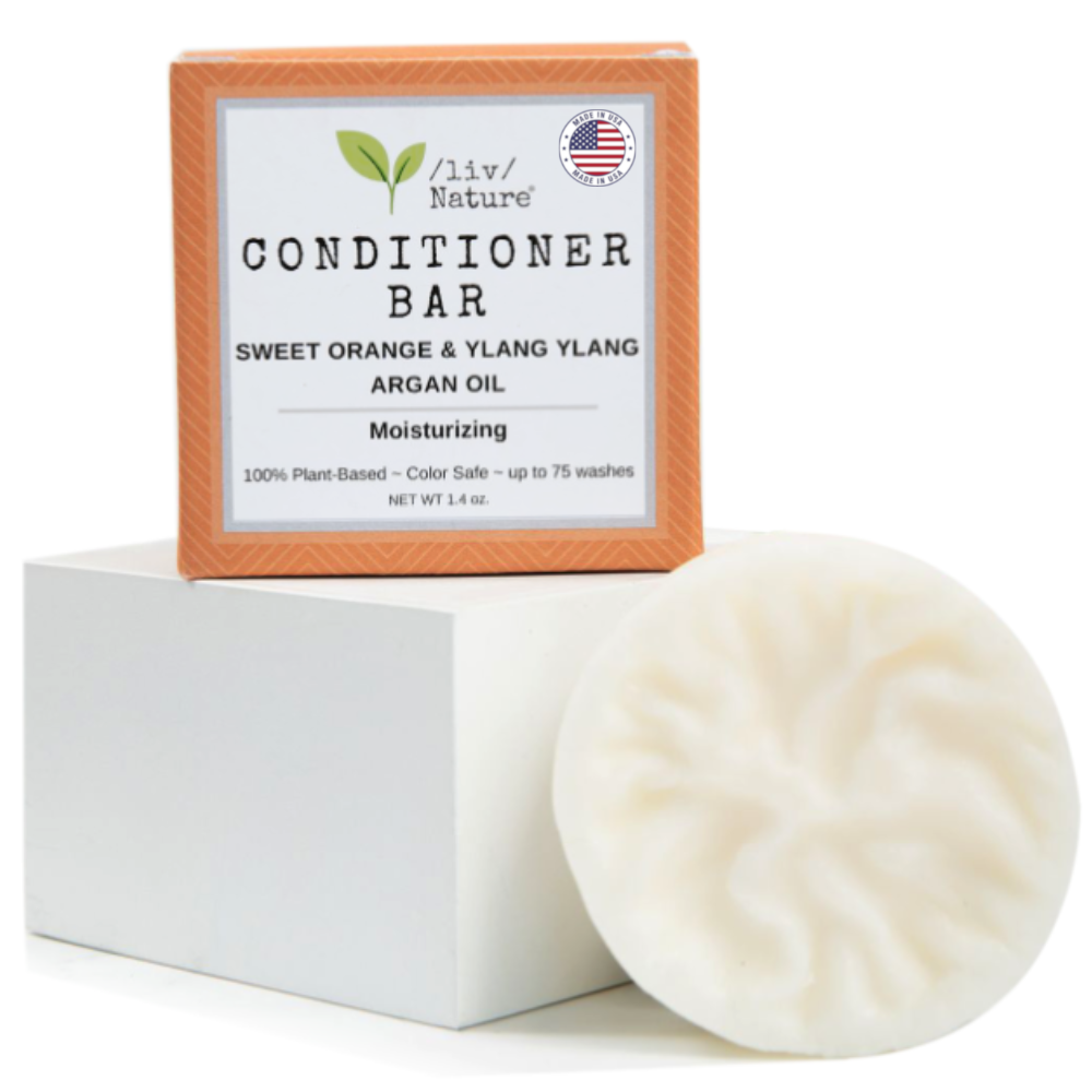 /liv/ Nature Conditioner Bar | Moisture and Volume for Dry Hair | with